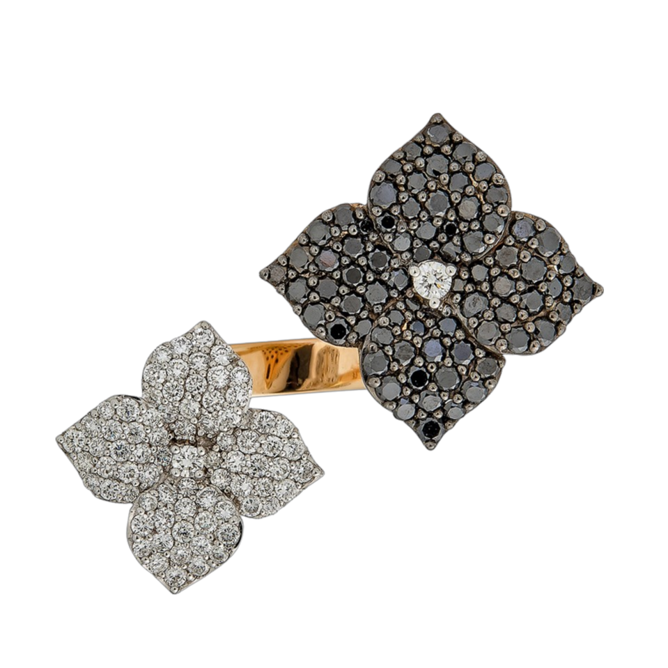 Fiore Double Flower Ring | Piranesi Precious Jewels